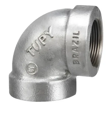 COTOVELO 90 1 X 1/2 NPT CL 150 TUPY - Base Forte